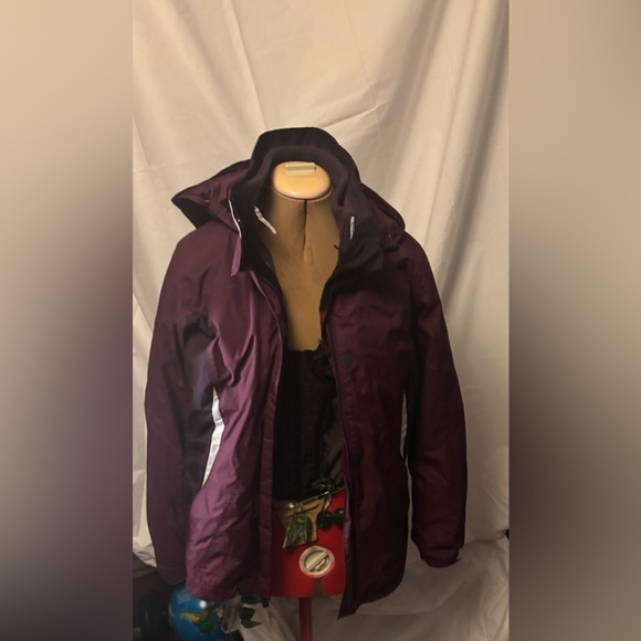Columbia | Jackets & Coats | Columbia Deep Purple 3in Womens Jacket ...